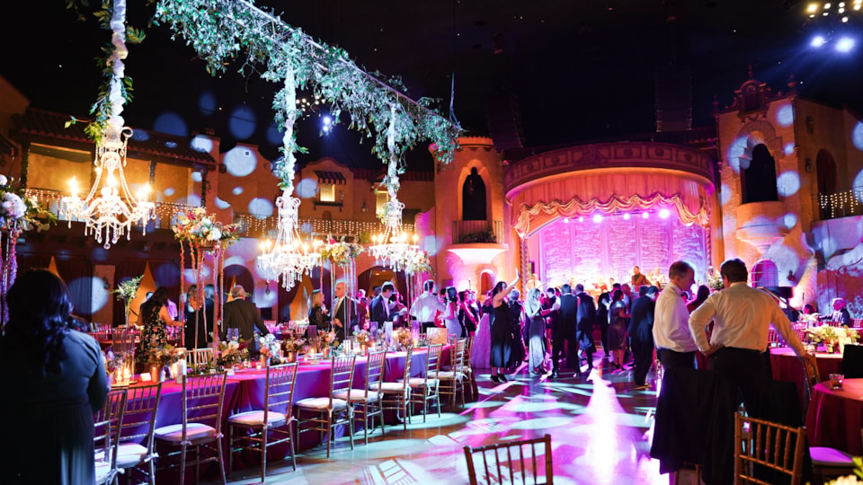 Wedding Reception At The Indiana Roof Ballroom | Indianapolis | Crystal ...