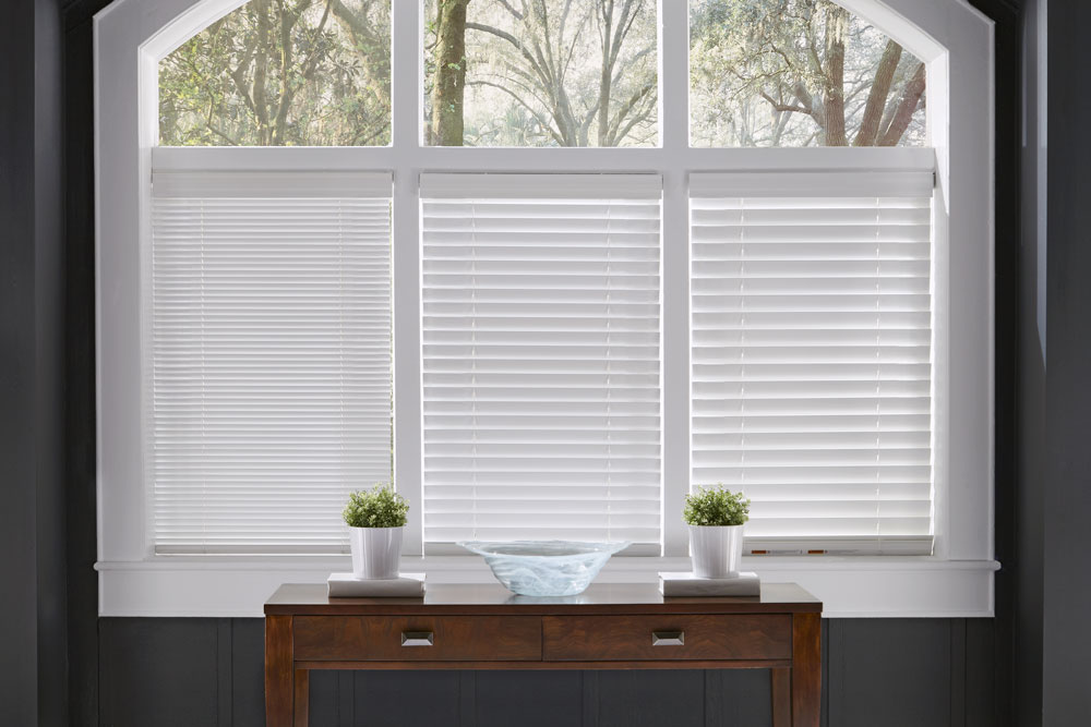 Custom Wood Blinds by Lafayette Interior Fashions