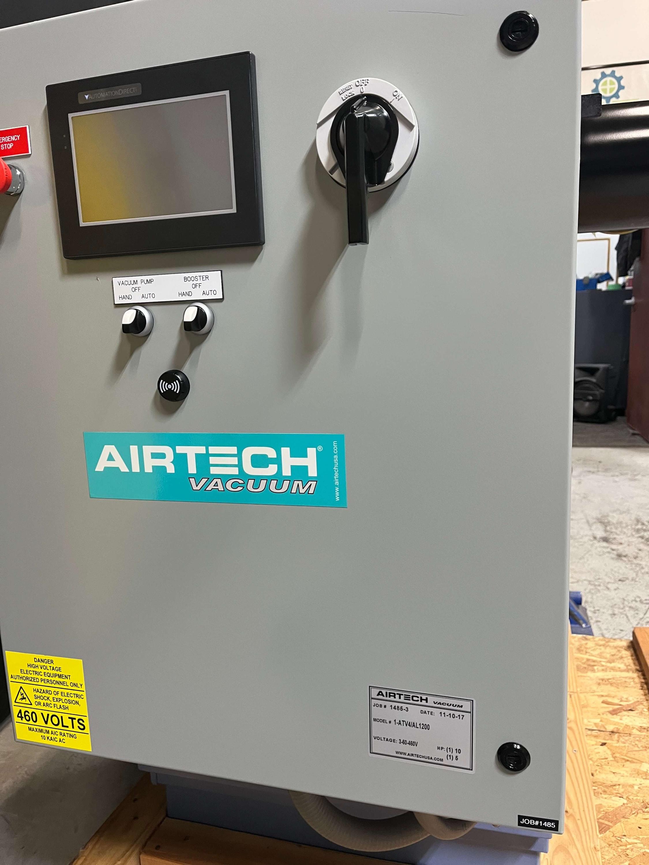 AIRTECH Vacuum ATV-4 HS Rotary Vane Pump Booster AL-1200 Freeze Dryer ...