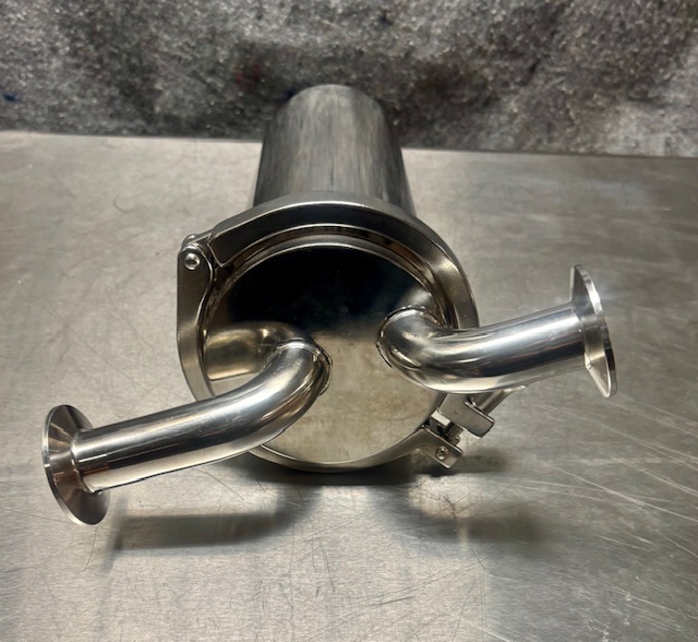 PALL 14" Stainless Steel Sanitary Single Cartridge Filter Housing ...