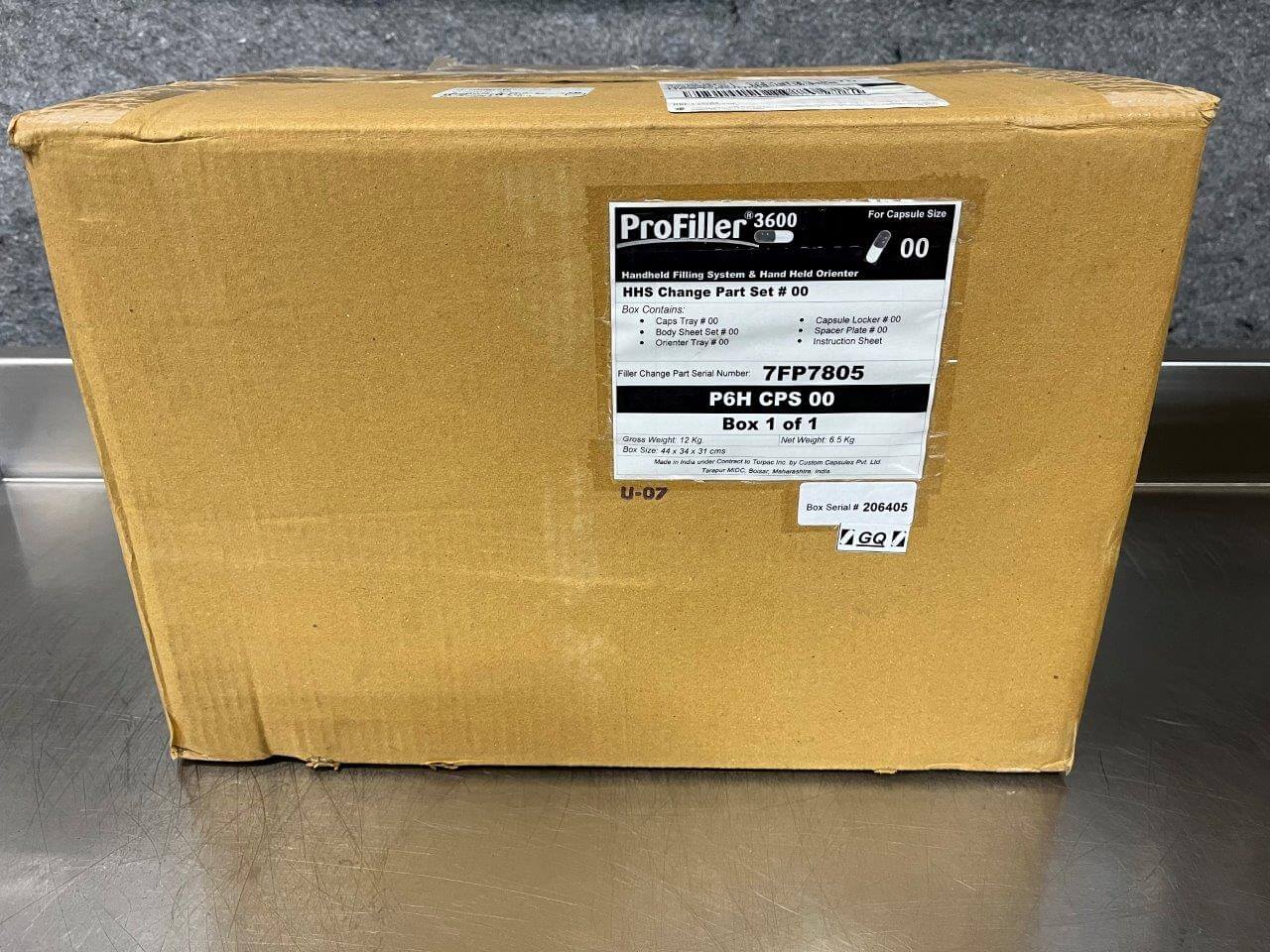 SIZE 00 Torpac ProFiller 3600 Capsule Change Parts - NEW | Indy ...