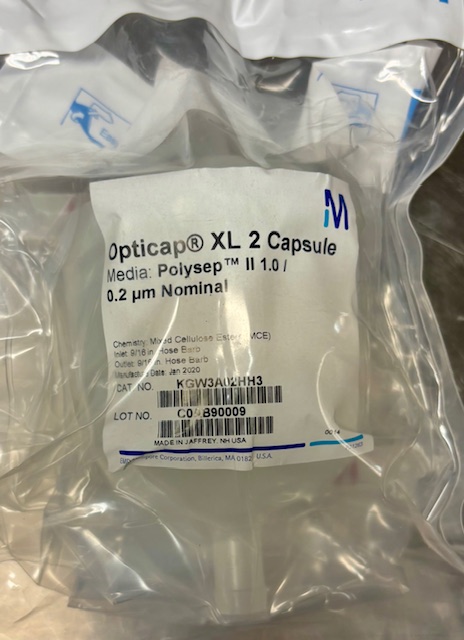 Millipore KGW3A02HH3 Opticap XL2 Filter Capsule | Indy Crossroads Equipment