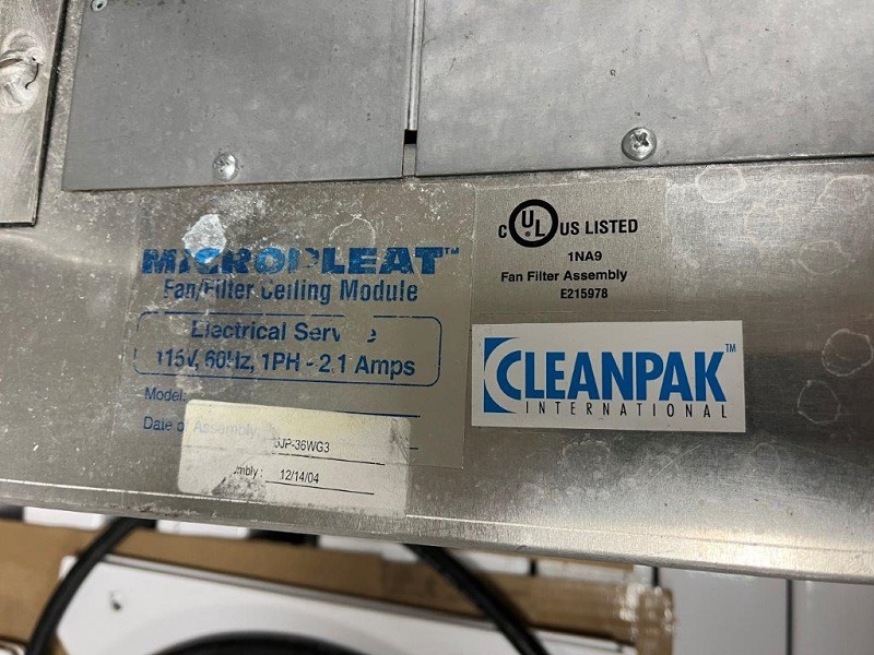 Servicor SW4 Portable Cleanroom Softwall with Micropleat Filter Fan ...