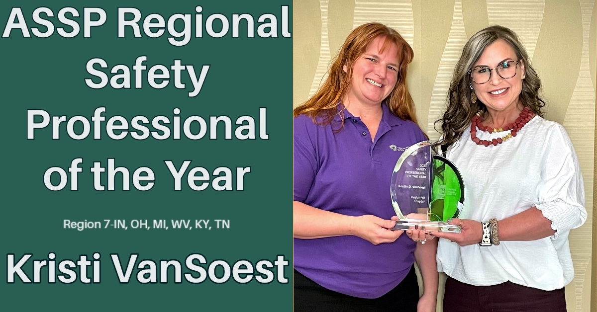 Regional Safety Professional of the Year | Safety Resources | Indianapolis